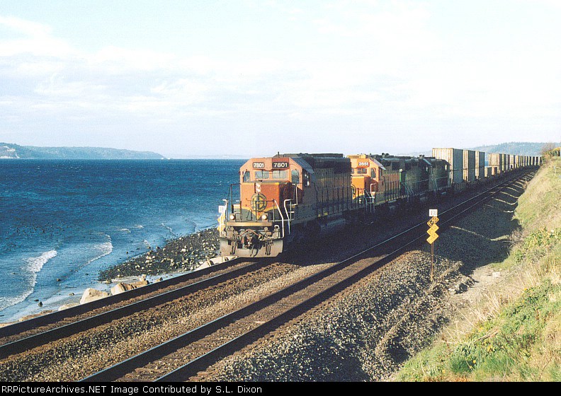 BNSF 7801 West
